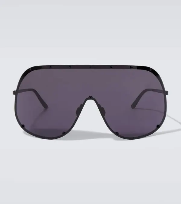 Rick Owens Oversized Shield Sunglasses - Black