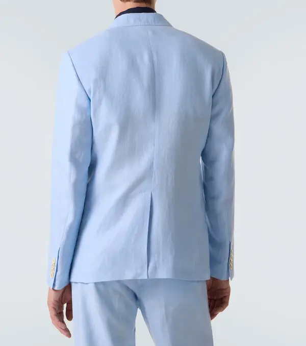 Dolce & Gabbana Sicilia Linen Blazer - Blue