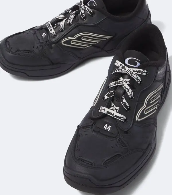 Balenciaga Hamptons Leather Sneakers