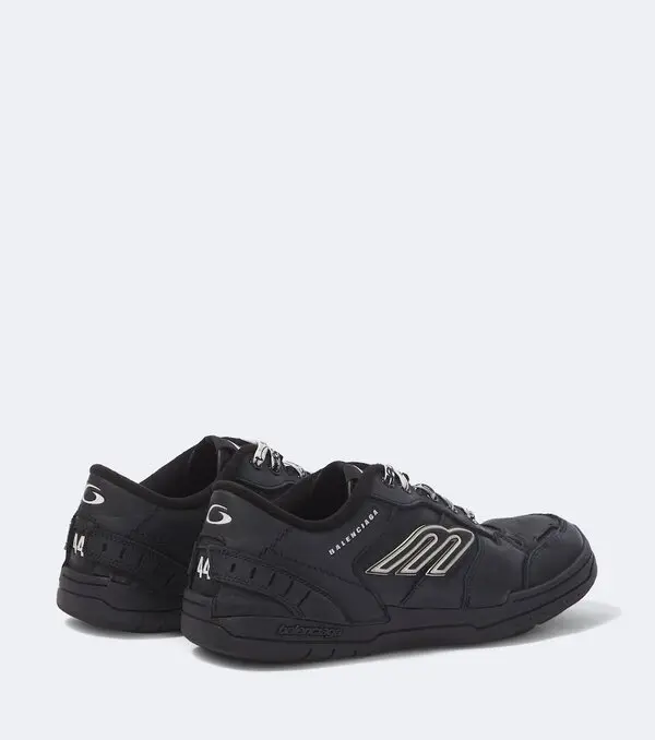 Balenciaga Hamptons Leather Sneakers
