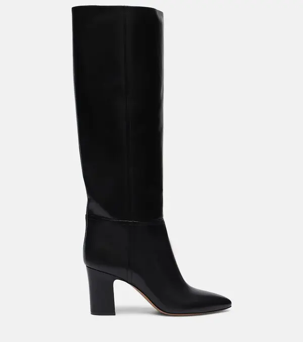 Paris Texas Lavinia 75 Leather Knee-high Boots - Black