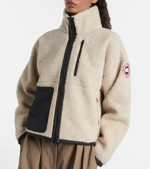 Canada Goose Simcoe Wool-blend Jacket - White