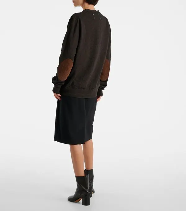 MAISON MARGIELA Four Stitches Wool Cardigan