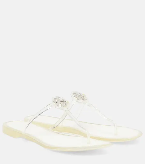 Tory Burch Mini Miller Thong Sandals - Transparent
