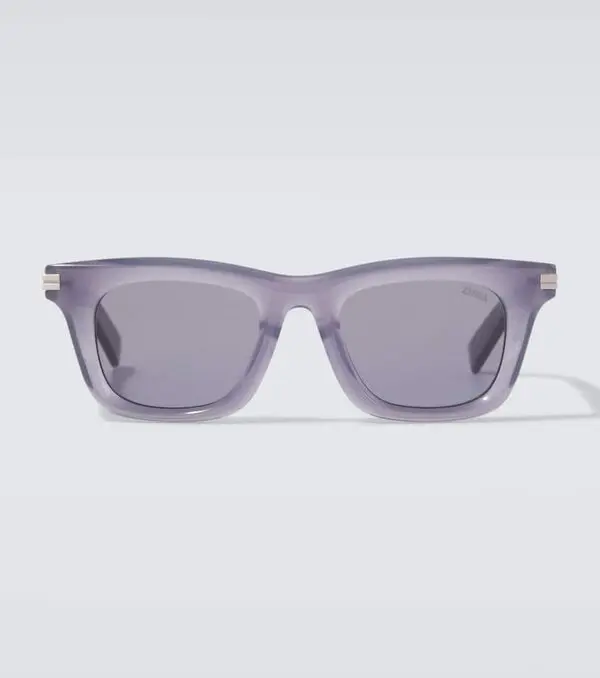 Zegna Rectangular Sunglasses - Grey