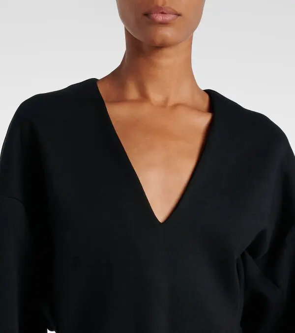 Plan C V-neck Midi Dress