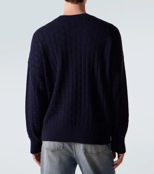 Plan C Ribbed-knit Merino Wool Sweater