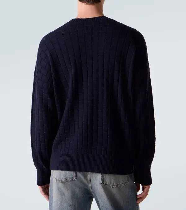 Plan C Ribbed-knit Wool Sweater
