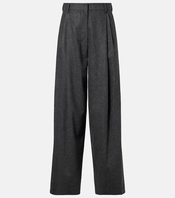 Max Mara High-rise Straight Wool Pants