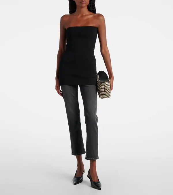 Ag Cropped Mid-rise Slim Jeans