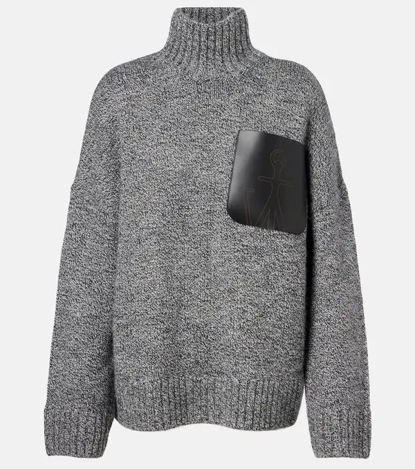 JW Anderson Wool And Alpaca-blend Turtleneck Sweater