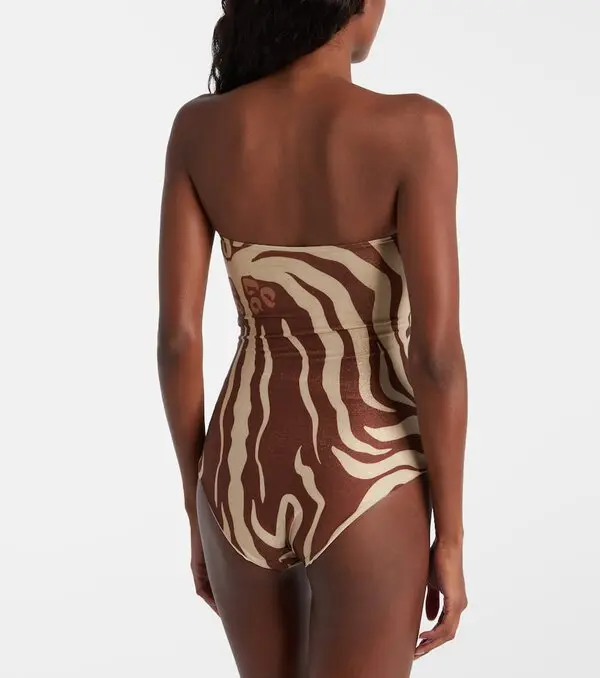 Johanna Ortiz Alta Mar Printed One-piece Swimsuit - Multicoloured