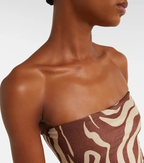 Johanna Ortiz Alta Mar Printed One-piece Swimsuit - Multicoloured