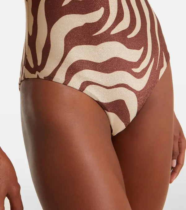 Johanna Ortiz Alta Mar Printed One-piece Swimsuit - Multicoloured