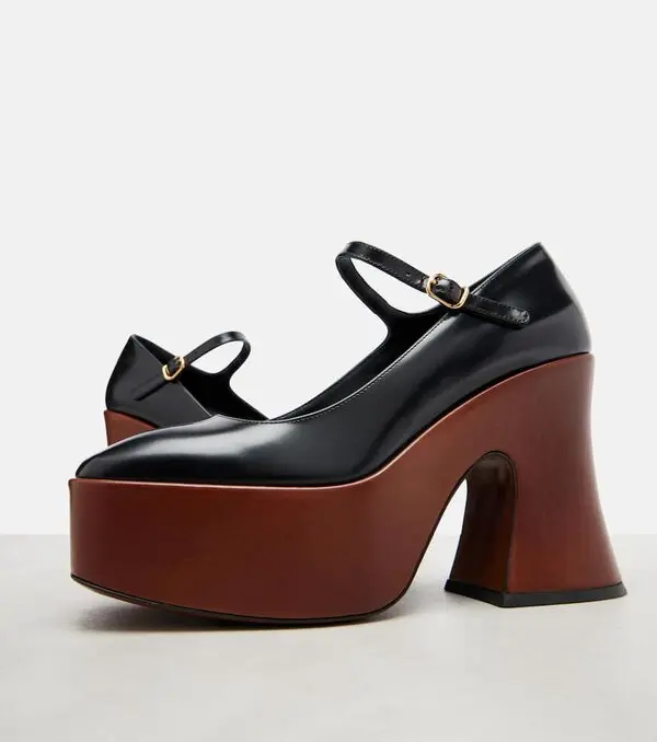 Chloé Janis Patent Leather Mary Jane Pumps