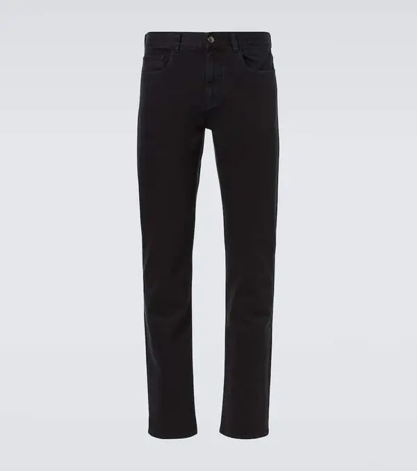 Canali Slim Fit Jeans - Black
