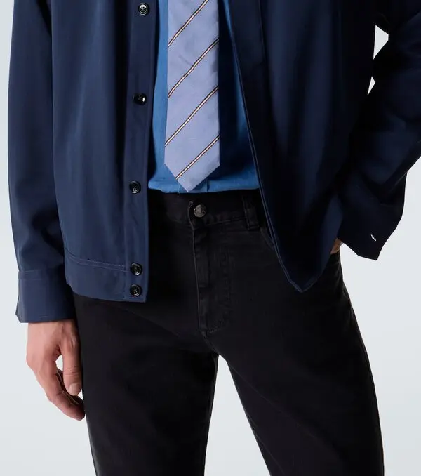 Canali Slim Fit Jeans - Black