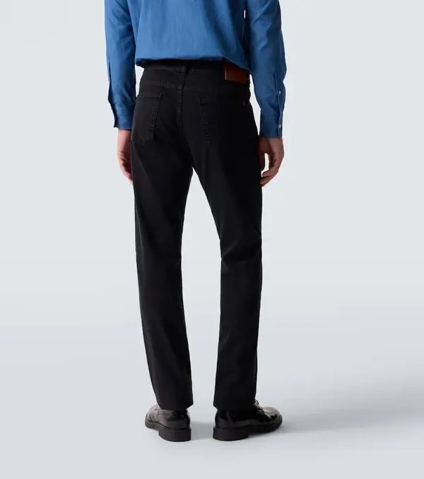 Canali Slim Fit Jeans - Black