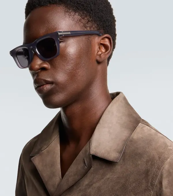 Zegna Rectangular Sunglasses - Grey
