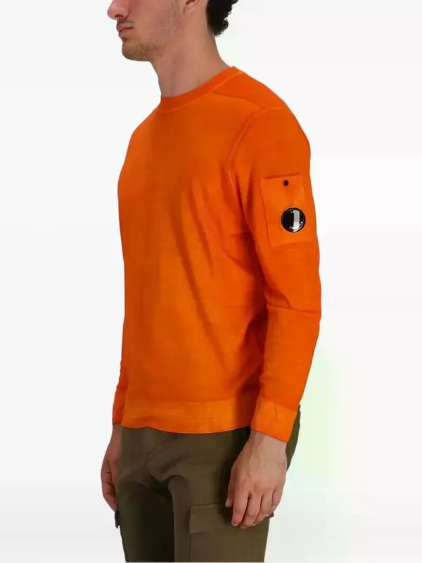 C.P. COMPANY Lens-detail Crew-neck Sweater