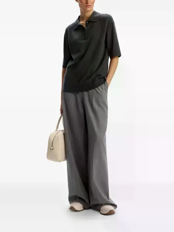 12 STOREEZ Elastic-waist Wool Trousers