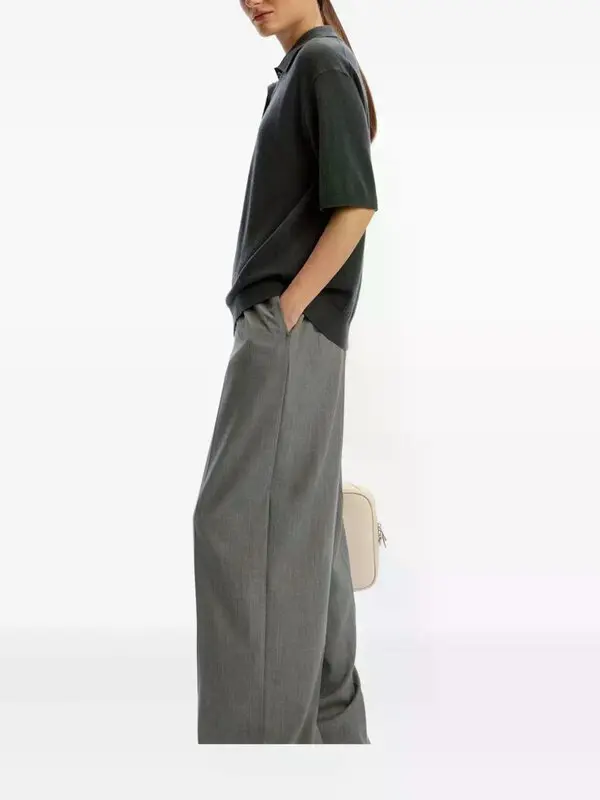 12 STOREEZ Elastic-waist Wool Trousers