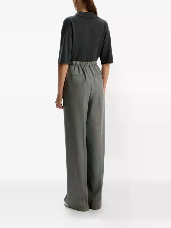 12 STOREEZ Elastic-waist Wool Trousers