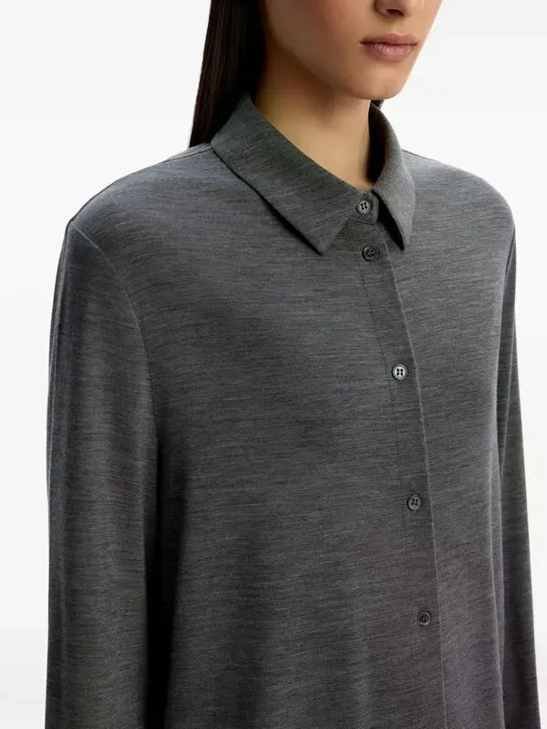 12 STOREEZ Long-sleeve Button-down Shirt