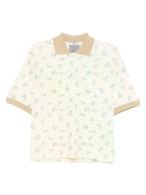 Ashley Williams Bunny-print Polo Shirt