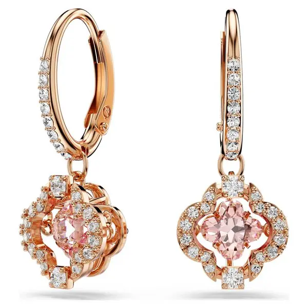 SWAROVSKI Una Drop Earrings - Pink