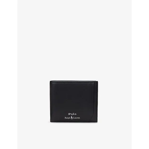 Ralph Lauren Logo-print Leather Billfold Wallet - Black