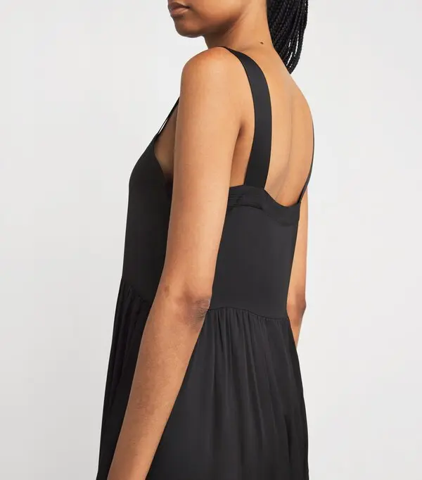 The The Day Midi Dress Black Editorialist