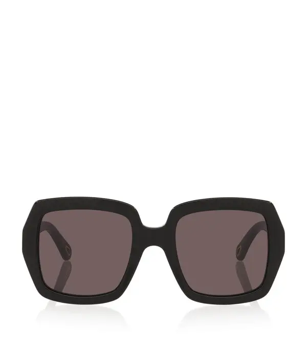 Chloé 06n000575 Rectangle Sunglasses - Black