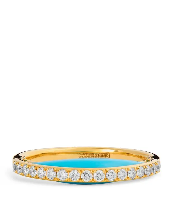 L'ATELIER NAWBAR Yellow And Diamond Bloop Moon Lot N*91 Ring - Gold