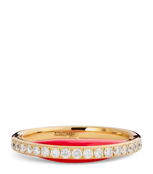 L'ATELIER NAWBAR Yellow And Diamond Ring - Gold