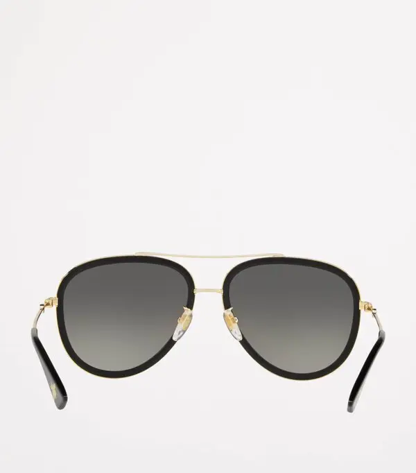 Gucci Tinted Aviator Sunglasses