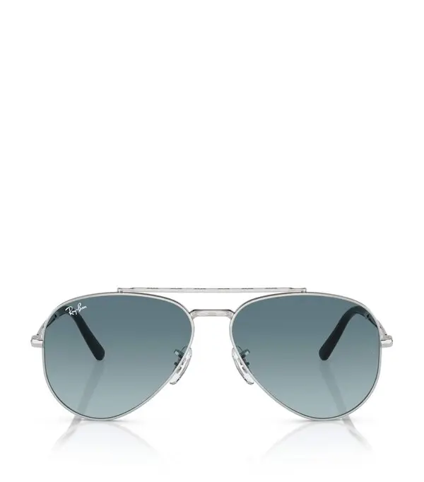 Ray-ban Metal 0rb3625 Aviator Sunglasses - Silver