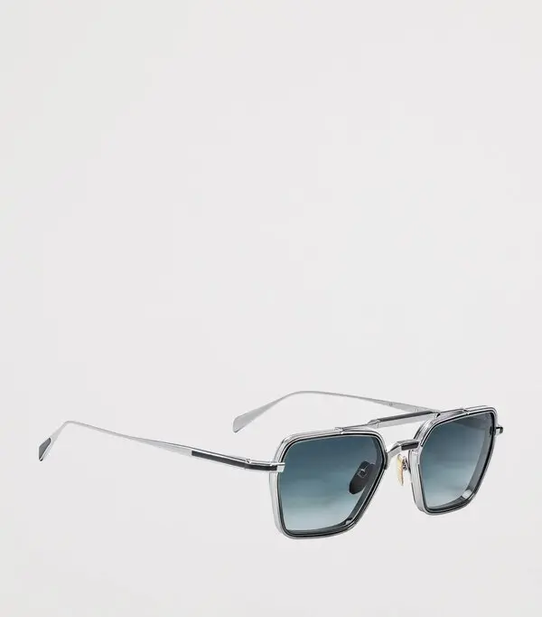 JACQUES MARIE MAGE Commodore Sunglasses - Blue