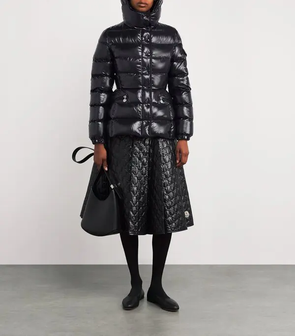 Moncler Down Hooded Barante Jacket - Black
