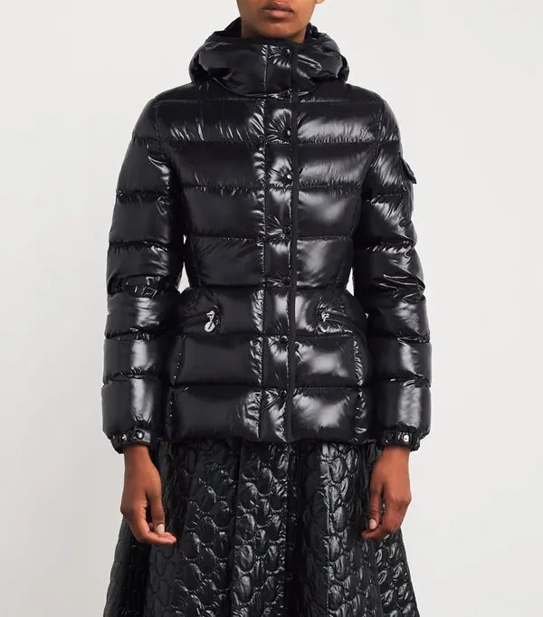 Moncler Down Hooded Barante Jacket - Black