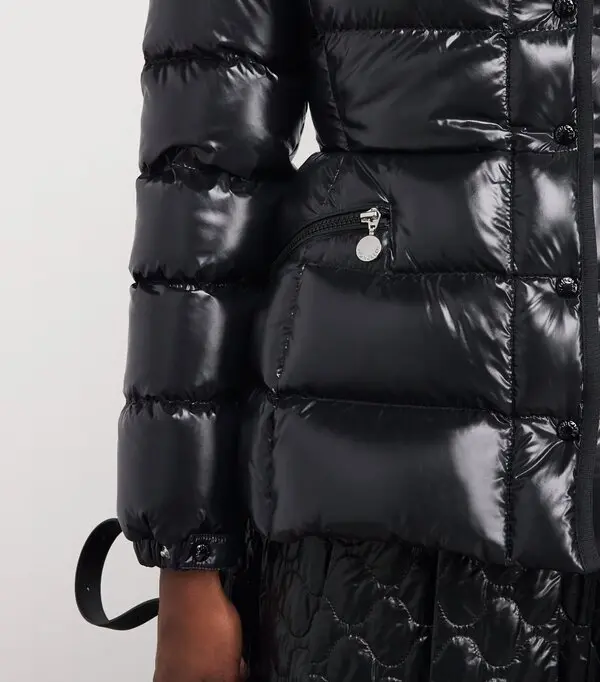 Moncler Down Hooded Barante Jacket - Black