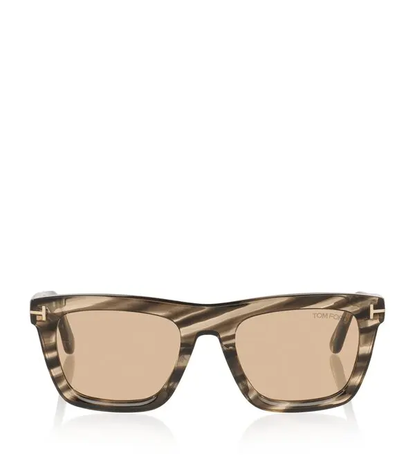 TOM FORD Square Lelio Sunglasses - Brown