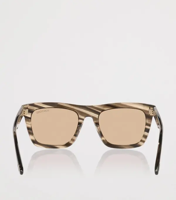 TOM FORD Square Lelio Sunglasses - Brown