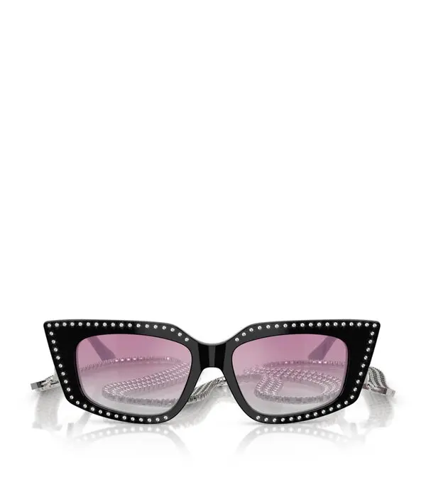 JIMMY CHOO Acetate Jc5033b Sunglasses - Black