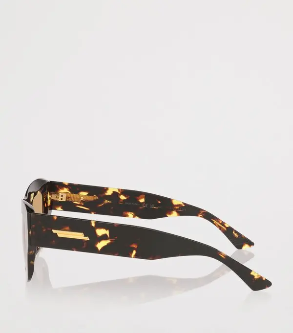 Bottega Veneta Acetate Ultra-thin Squared Sunglasses