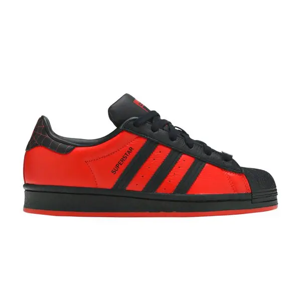 Adidas Marvel X Playstation X Superstar J 'spider-man: Miles Morales' By - Red