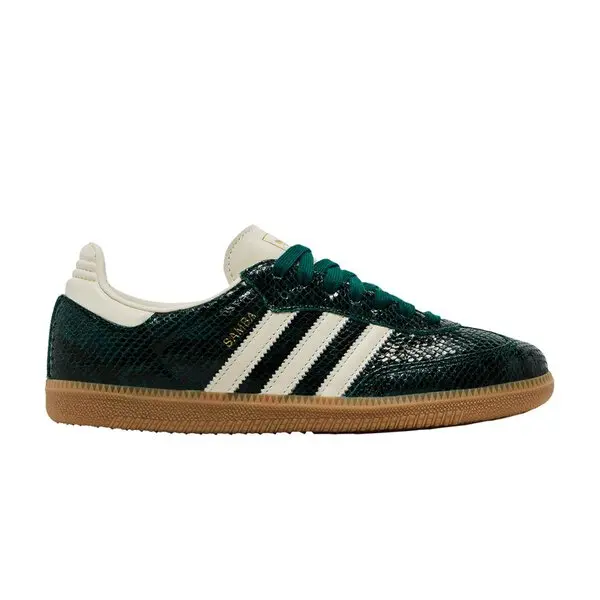 Adidas Samba Og Snakeskin Sneakers - Green
