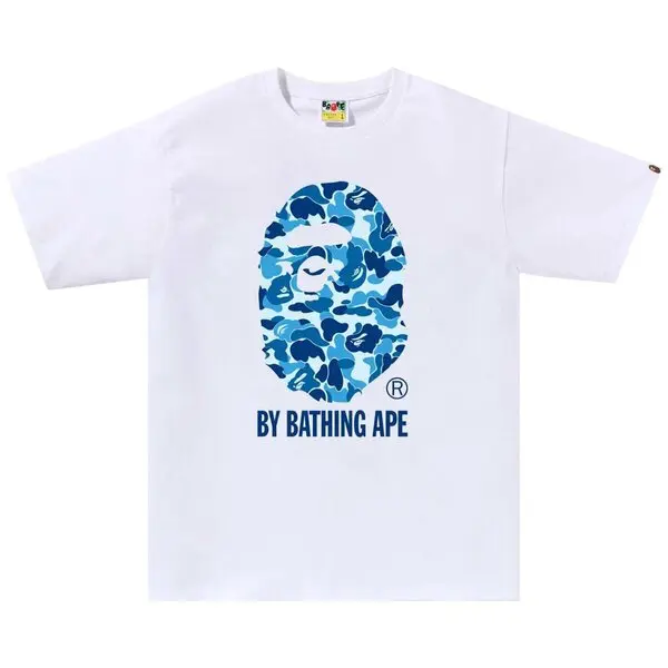 A BATHING APE Abc Camo Bathing Ape Tee - White