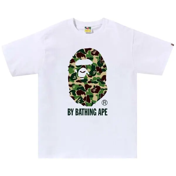 A BATHING APE Abc Camo Bathing Ape Tee - White