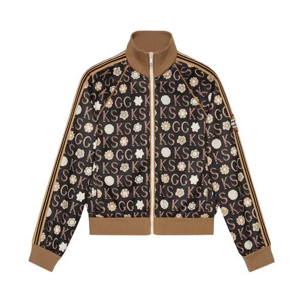 Gucci X Ken Scott Print Zip-up Jacket - Black